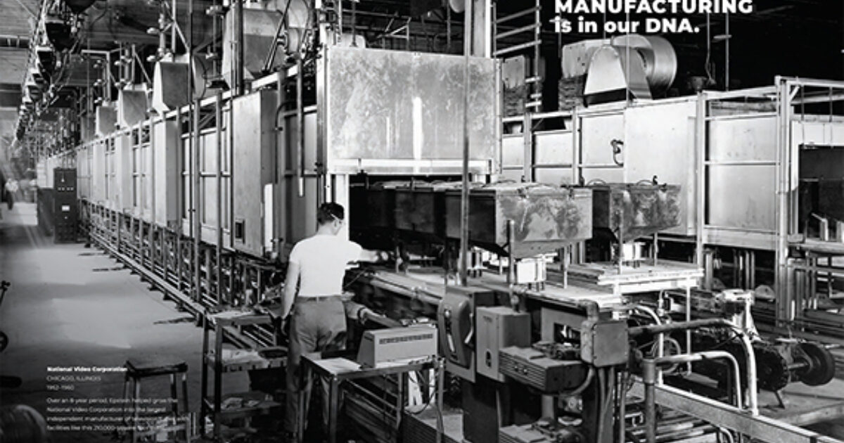 The Epstein Story: Our First 100 Years - MANUFACTURING is… | Epstein